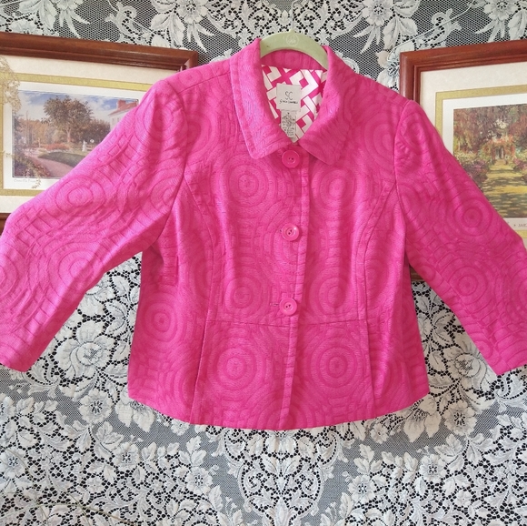 Sara Campbell | Jackets & Coats | Sara Campbell Fuschia Hot Pink ...